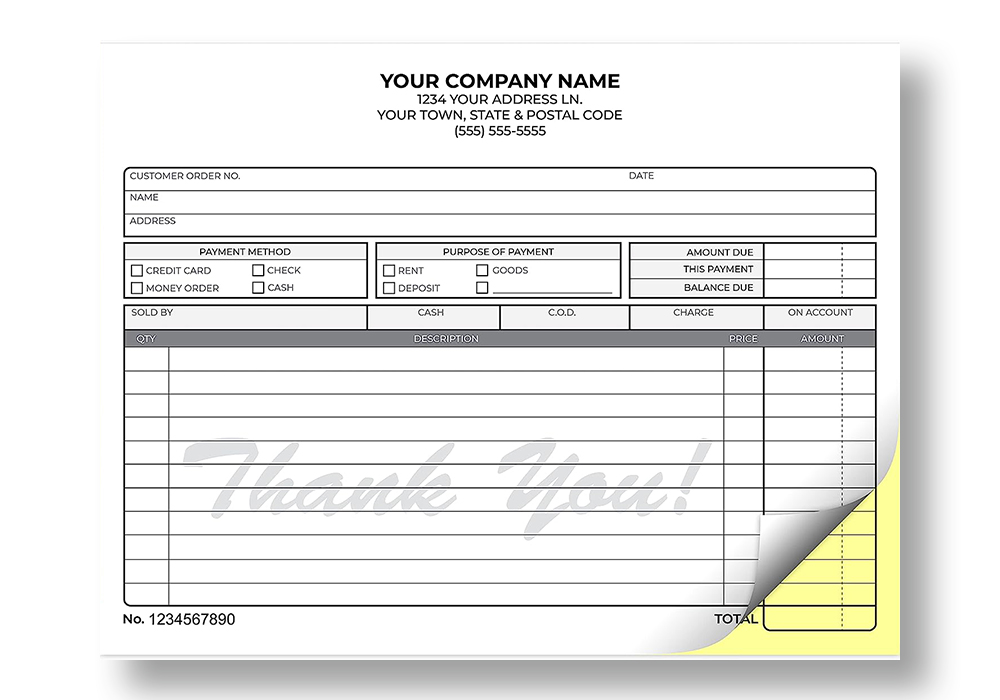 NCR Forms - 2 Part